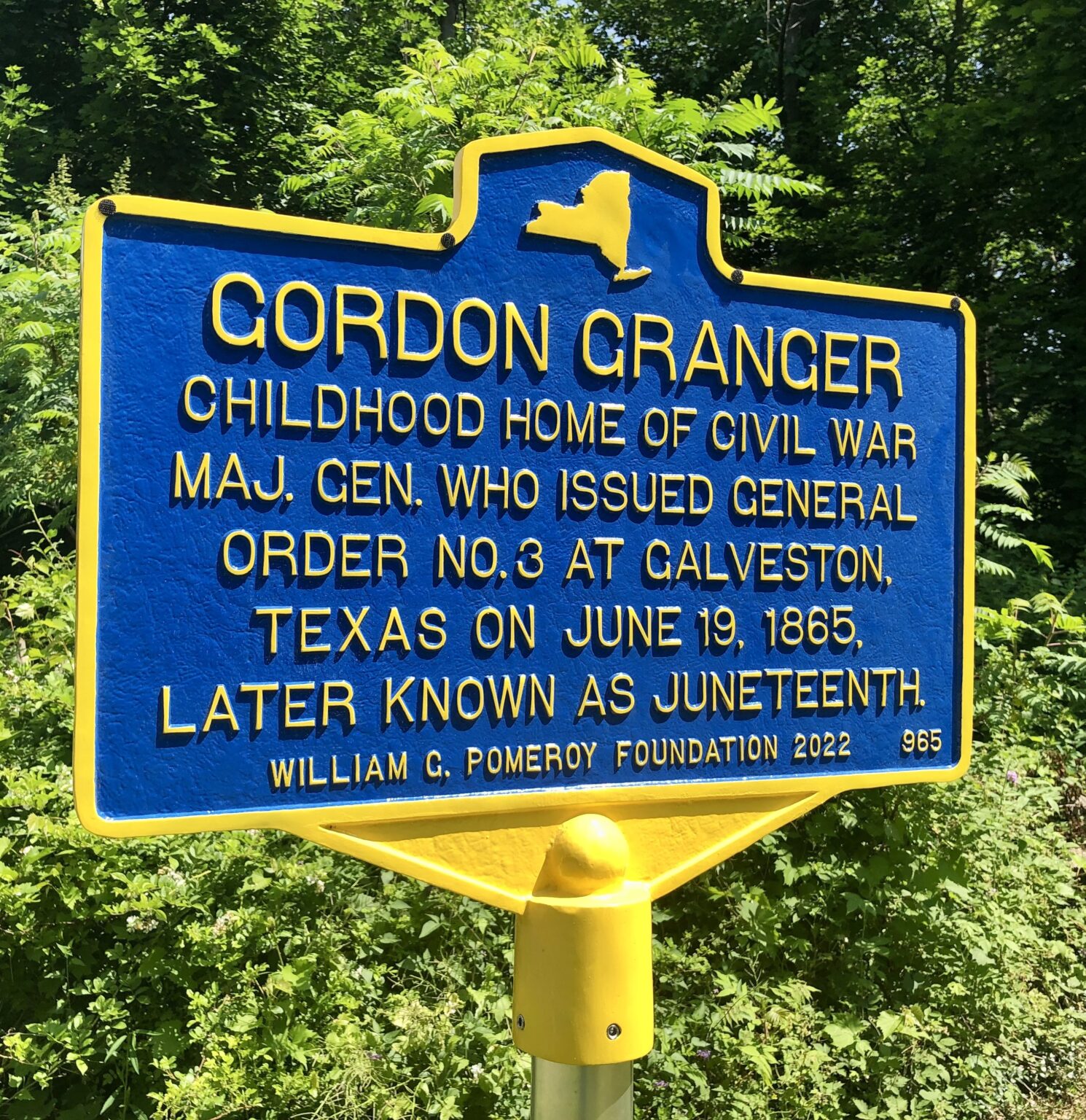 General Gordon Granger and Juneteenth – September 18, 2023 at 7 PM ...