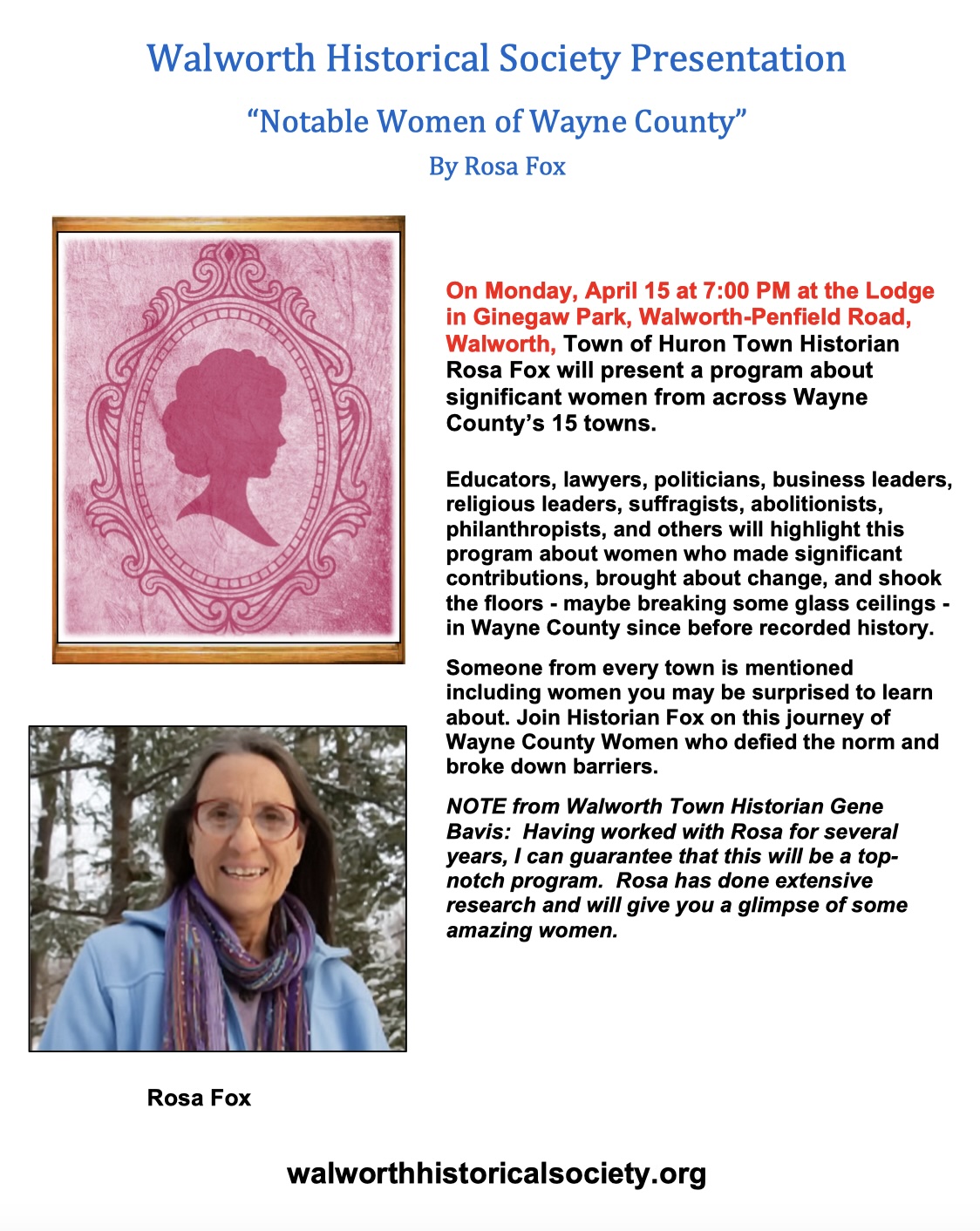 Walworth Historical Society – Walworth Historical Society and Museum in ...